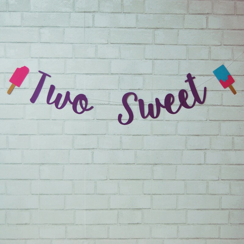 Two Sweet Banner - Etsy