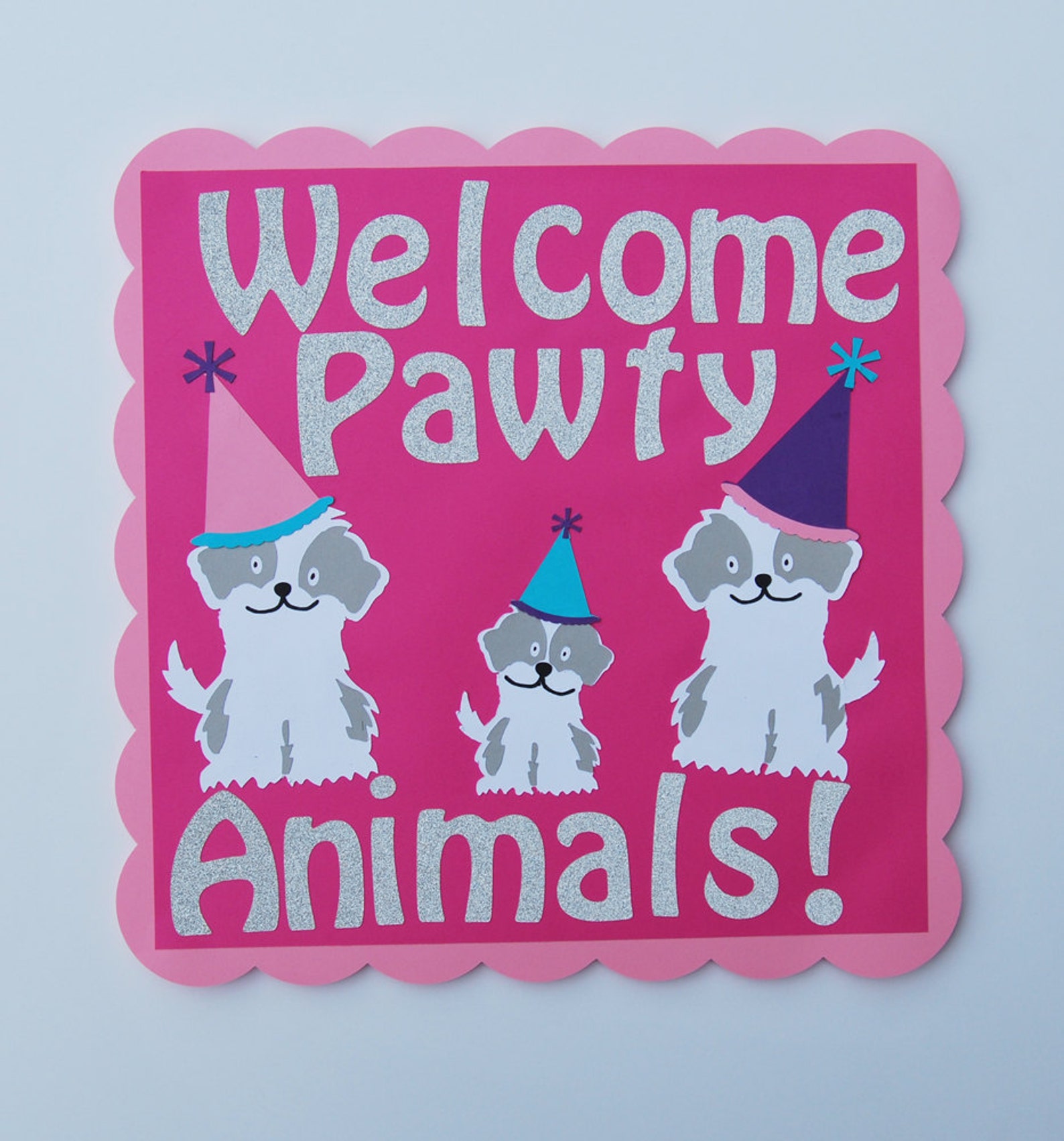 Puppy Party Sign Door Sign Doggy Sign Pawty Puppy Pawty - Etsy