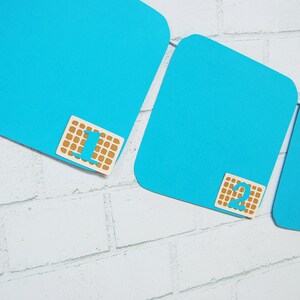 Waffle Monthly Photo Banner, Waffle Birthday Photo Banner, Waffle ...