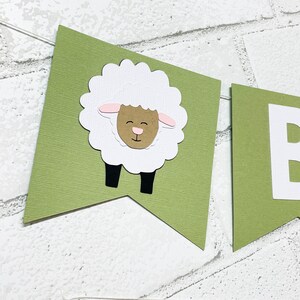 Little Lamb Happy Birthday Banner, Little Lamb Party Banner, Little ...