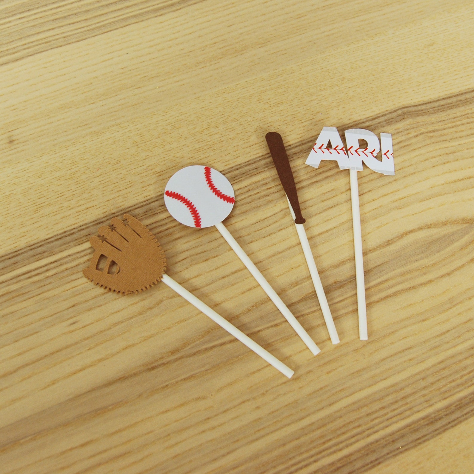 Baseball Cupcake Toppers, Baseball Birthday Decoration, Baseball Party ...