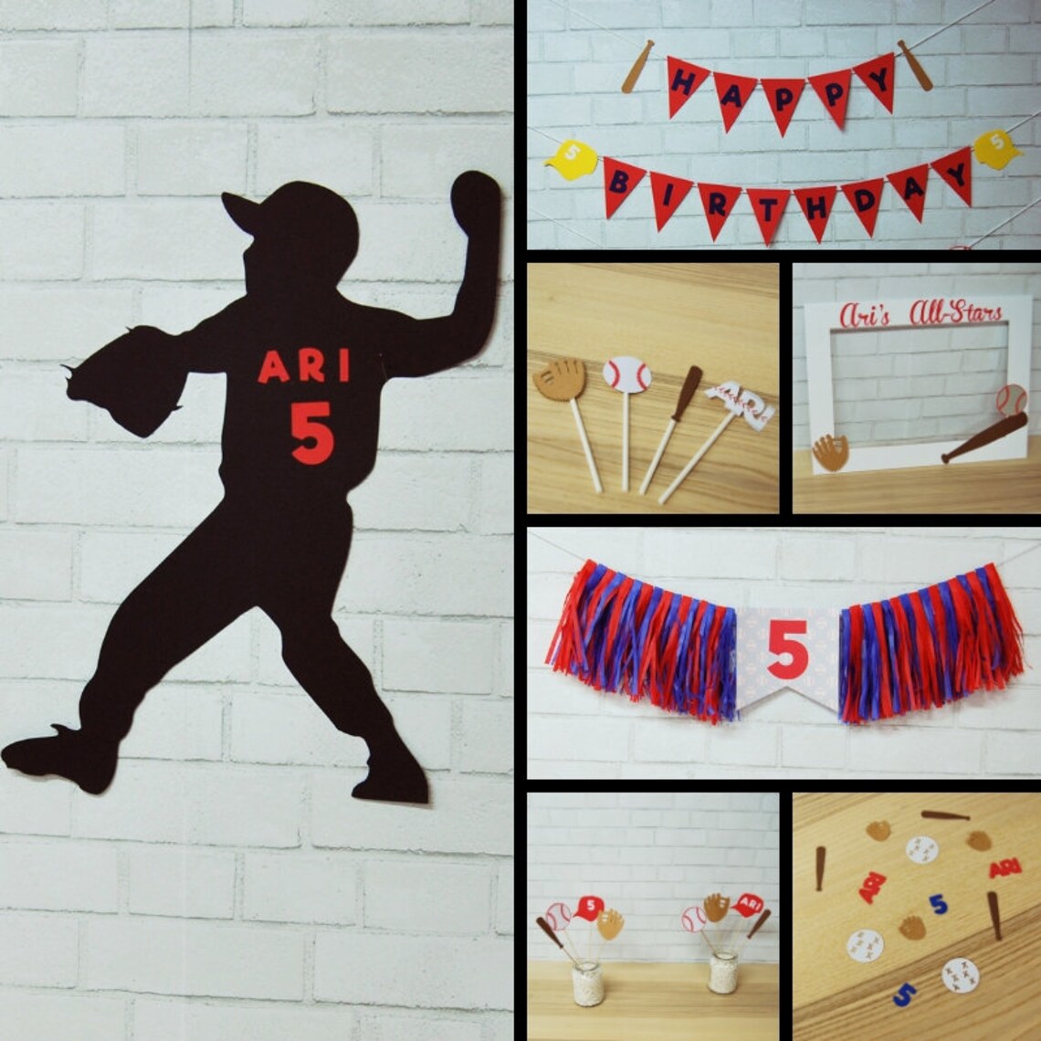 Baseball Confetti, Baseball Party Decor, Baseball Birthday Decor ...