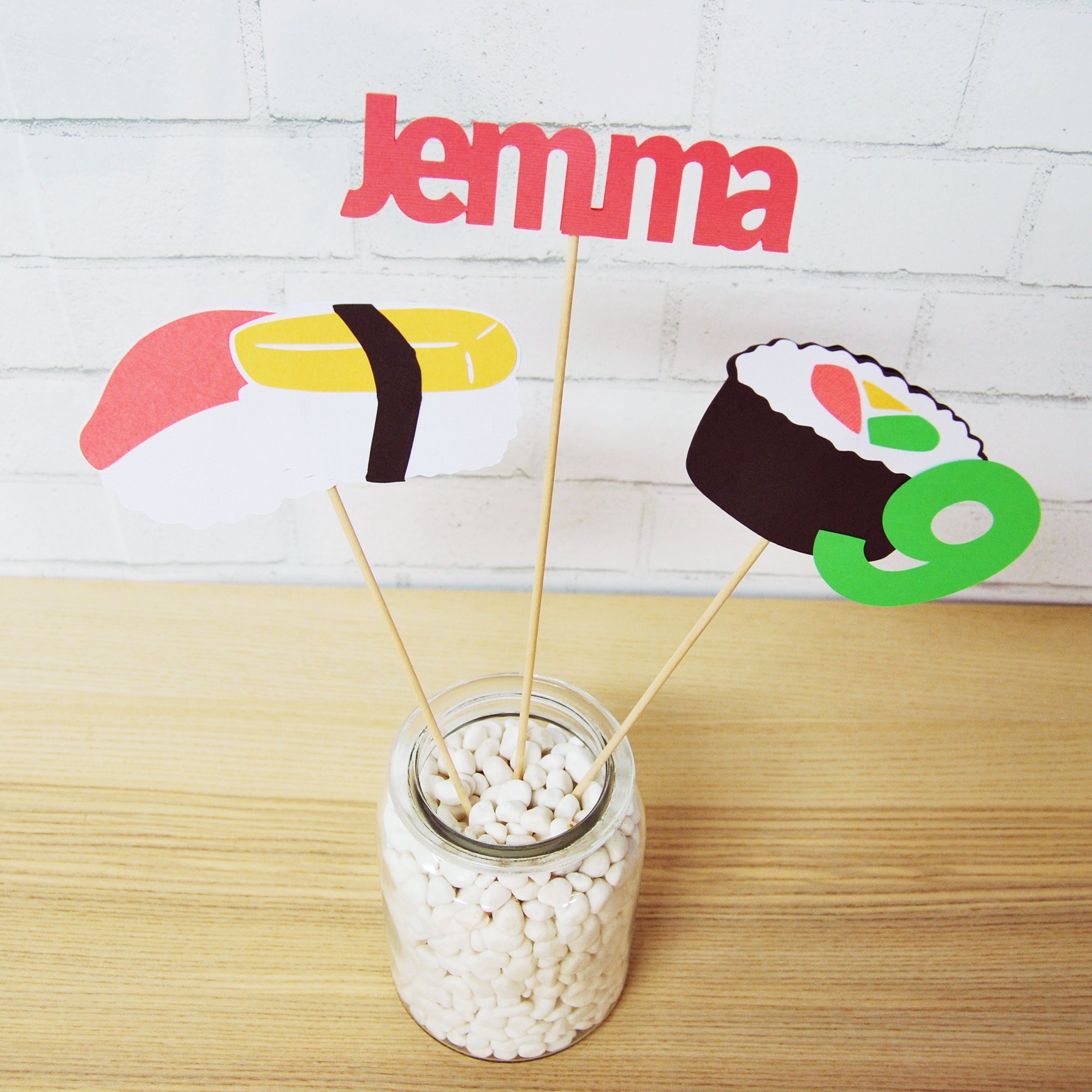 Sushi Centerpiece, Sushi Birthday Decor, Sushi Party Decor, Sushi Table ...