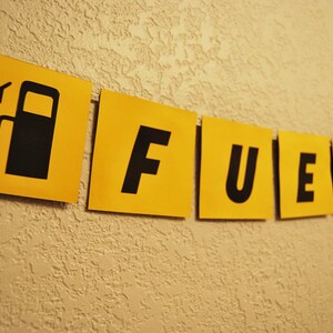 Wheels on the Bus Party Fuel Station Banner Custom Parties by Party at ...