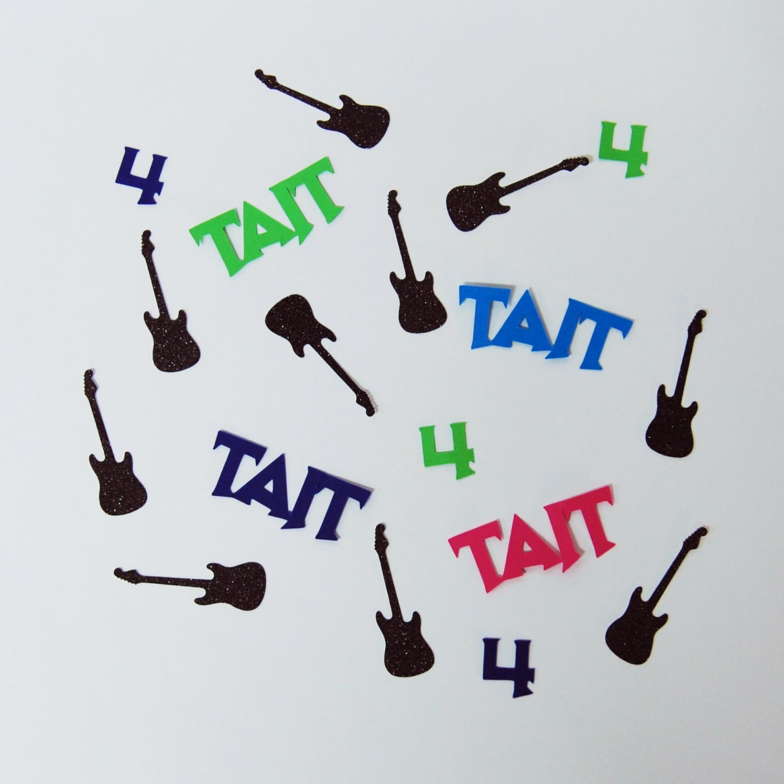 Rock and Roll Confetti, Guitar Confetti, Rock Birthday Confetti ...