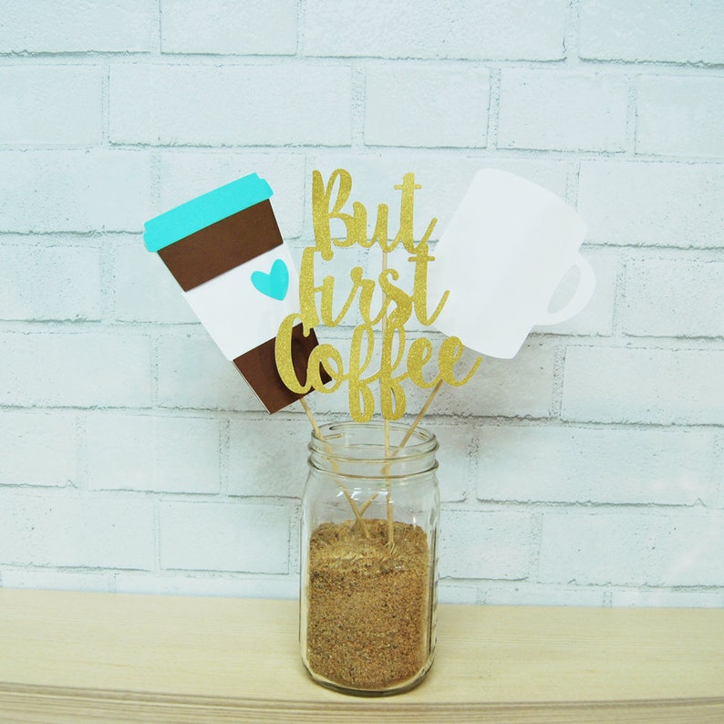 Coffee Centerpiece Coffee Party Decor Breakfast Party - Etsy