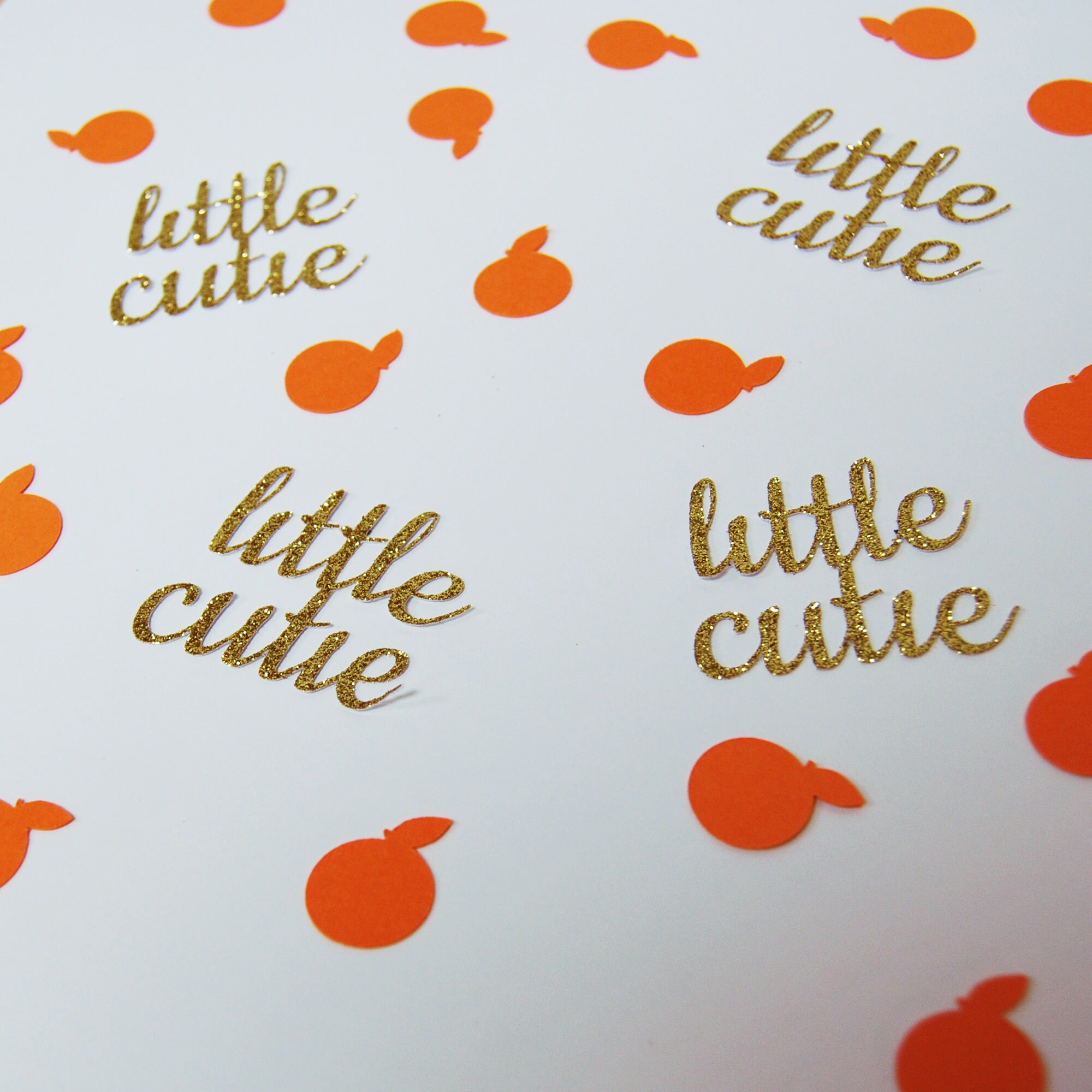A Little Cutie is on the Way Confetti, Little Cutie Confetti ...