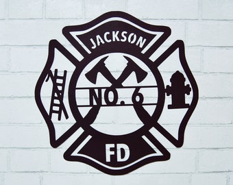 Custom Fire Station Signs - Etsy
