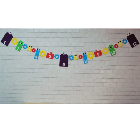 Robot Photo Banner Robot Monthly Photo Banner Robot First | Etsy