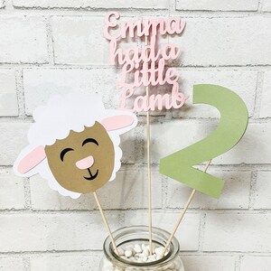 Little Lamb Centerpiece, Little Lamb Birthday, Little Lamb Birthday ...