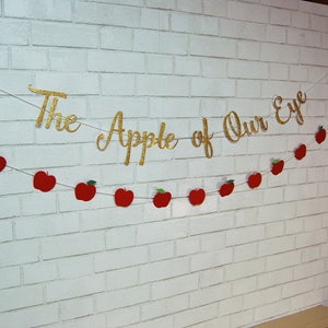 The Apple of Our Eye Banner, Apple of Our Eye Party, Apple of Our Eye ...