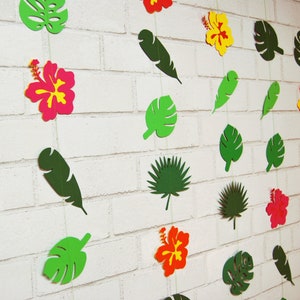 Tropical Garland, Tropical Floral Garland, Hawaiian Garland, Beach ...