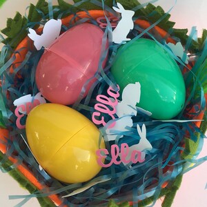 Easter Confetti, Bunny Confetti, Name Confetti, Easter Decoration ...