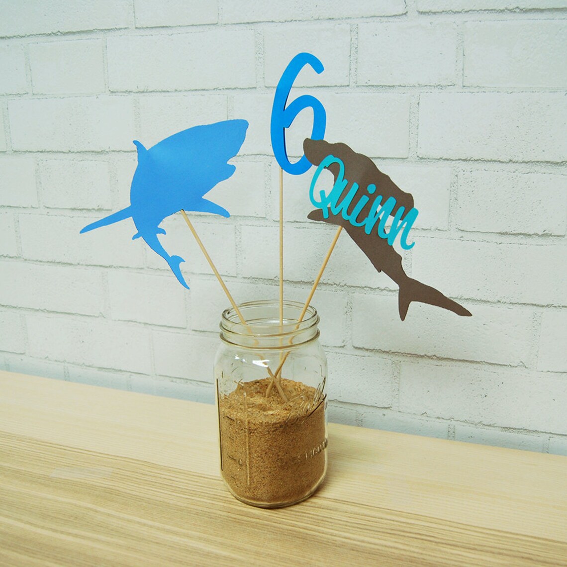 Shark Party Centerpiece Shark Centerpiece Shark Party Shark - Etsy