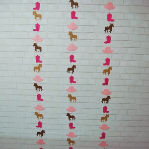 Cowgirl Garland, Rodeo Garland, Cowgirl Birthday Decor, Cowgirl Party ...