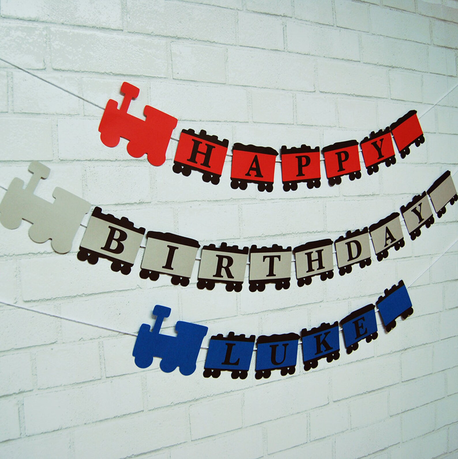 Train Birthday Banner Train Banner Train Party Decor Train - Etsy