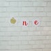 Apple High Chair Banner Apple ONE Banner Apple First - Etsy