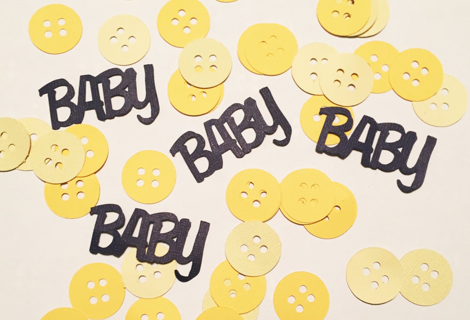 Cute As A Button Confetti Cute As A Button Baby Shower | Etsy