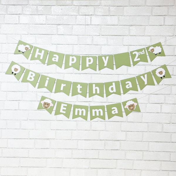 Lamb Banner - Etsy