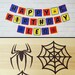Spider Birthday Banner Spider Birthday Decor Spider Hero - Etsy