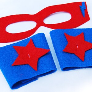 Super Hero Mask Super Hero Wristbands Costume Party Favor - Etsy