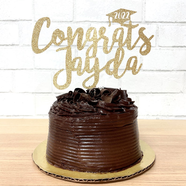 Graduation Cake Topper Grad Hat Cake Topper Graduation - Etsy