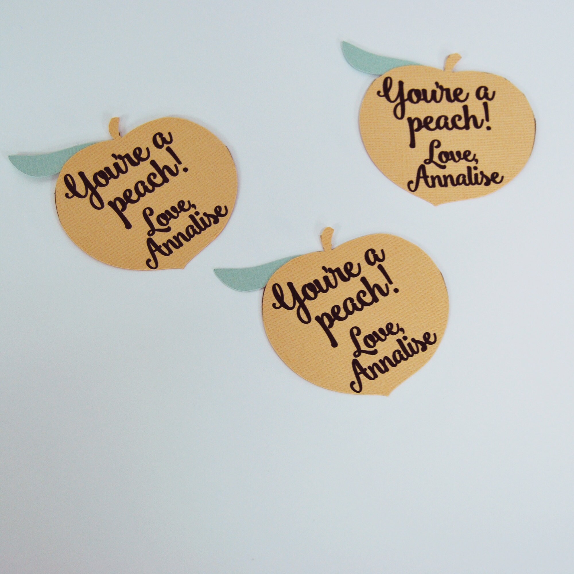 You're A Peach Party Favor Tags Peach Birthday Favor | Etsy