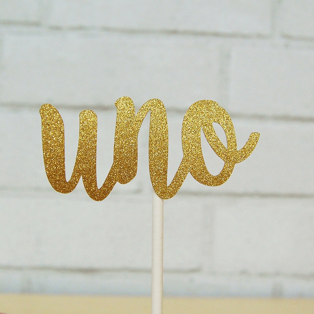 Uno Cupcake Toppers, Uno Cupcake Smash Cake Topper, Fiesta First ...