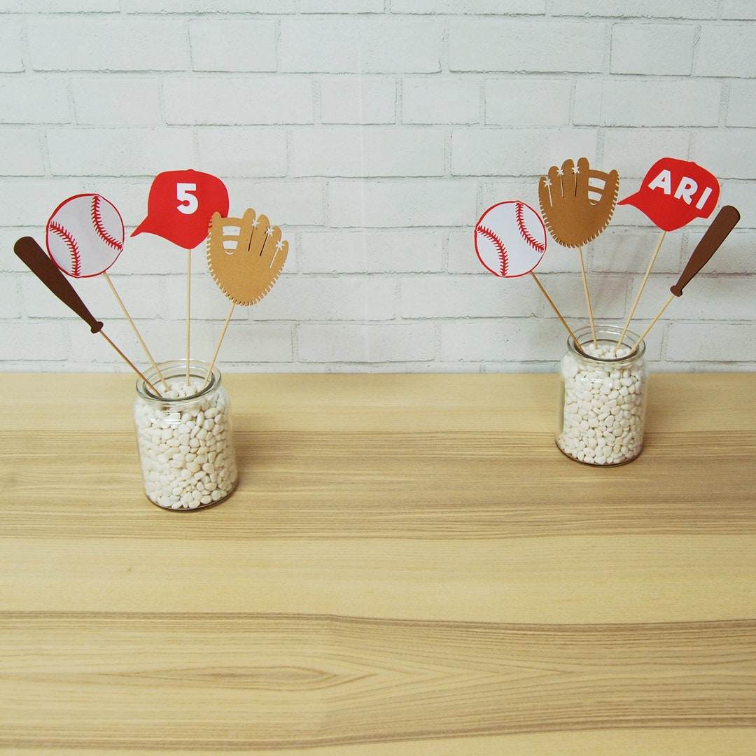 Baseball Centerpiece, Baseball Birthday Decor, Baseball Party Table ...