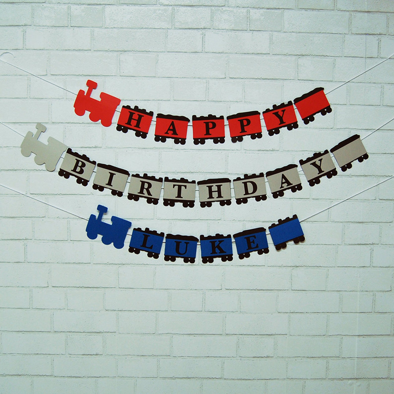 Train Birthday Banner Train Banner Train Party Decor Train - Etsy