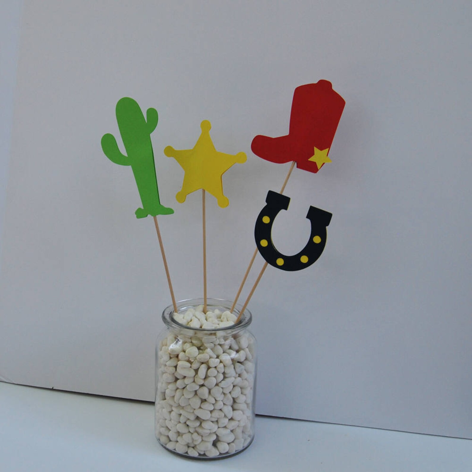 Cowboy Centerpiece Western Party Centerpiece Rodeo Party - Etsy