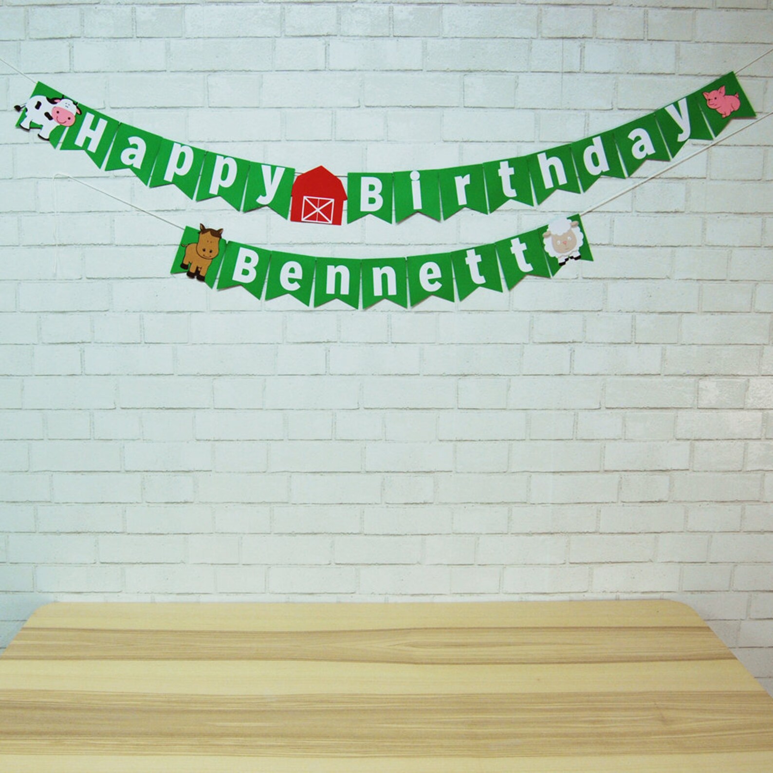 Farm Party Banner Farm Birthday Banner Barnyard Birthday | Etsy