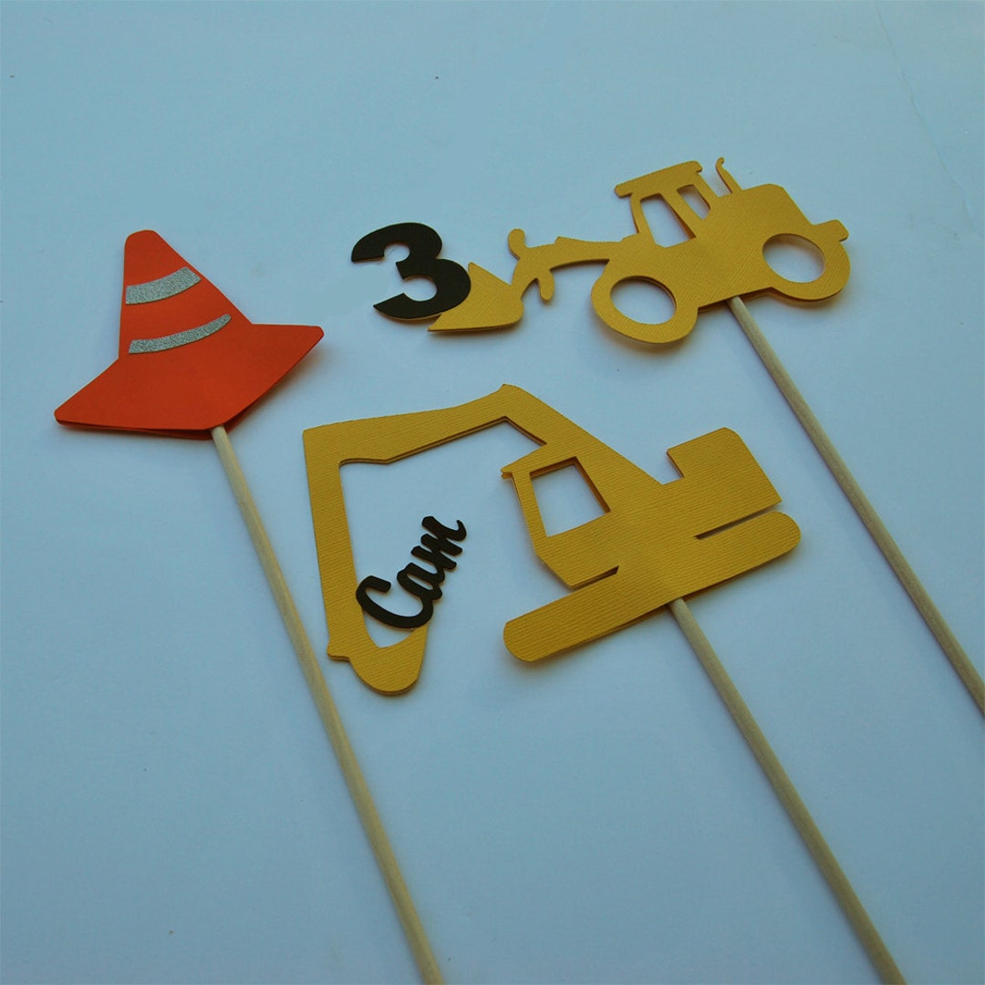 Construction Truck Centerpieces, Bulldozer Centerpiece, Construction ...