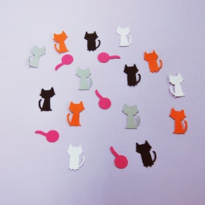 Cat Confetti, Cat Party Decor, Cat Party Table Decor, Kitten Confetti ...