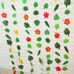 Tropical Garland, Tropical Floral Garland, Hawaiian Garland, Beach ...