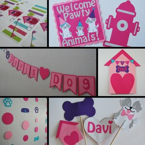 Puppy Party Sign Dog Party Sign Door Sign Hydrant Sign - Etsy