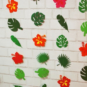 Tropical Garland, Tropical Floral Garland, Hawaiian Garland, Beach ...