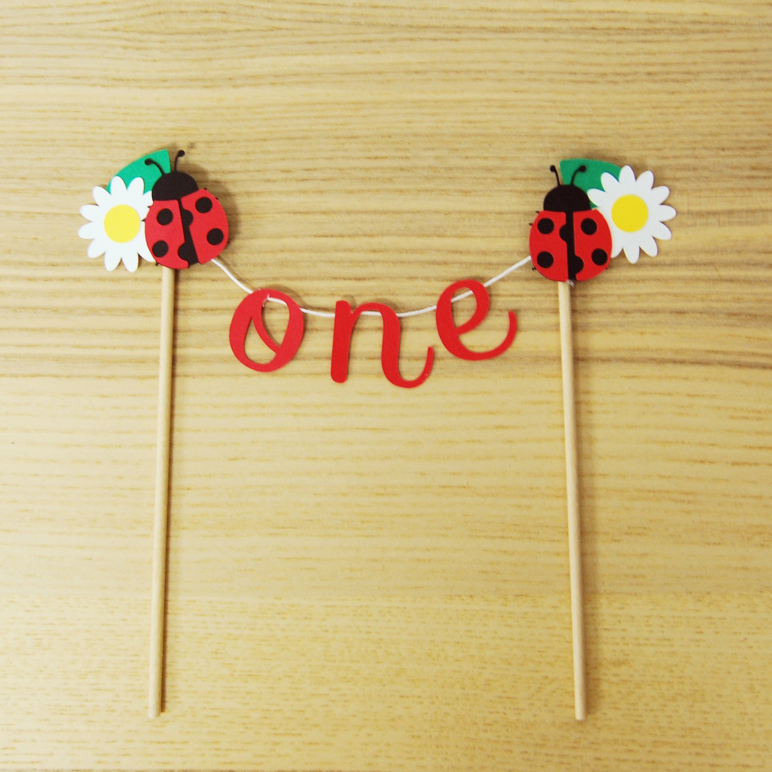 Ladybug Cake Topper Ladybug Birthday Ladybug Table Decor - Etsy