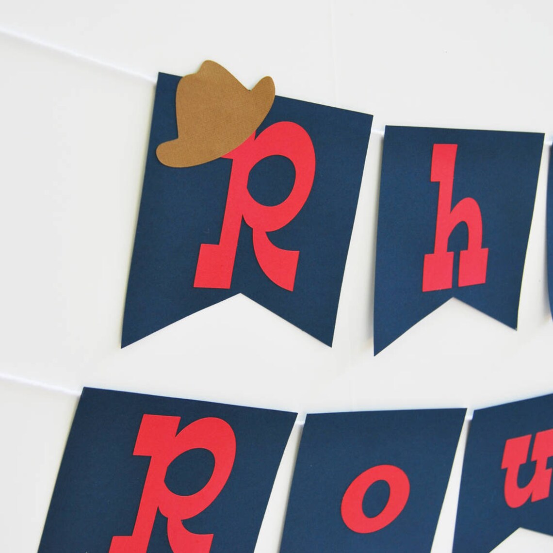 Banner de vaquero banner de cumpleaños de vaquero banner de | Etsy