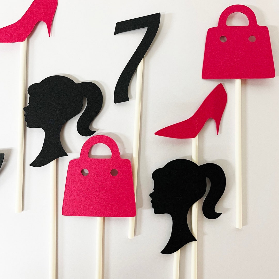 Glamour Doll Cupcake Toppers, Fashion Doll Cupcake Toppers, Fashion ...