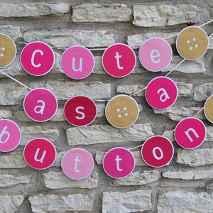 Cute as a Button - Etsy
