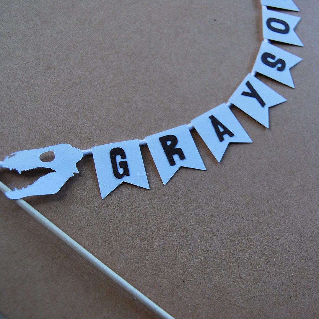 Dinosaur Cake Topper, T-rex Cake Topper, Dinosaur Birthday Decoration ...
