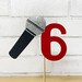 Microphone Cake Topper Rock Star Cake Topper Music Cake - Etsy