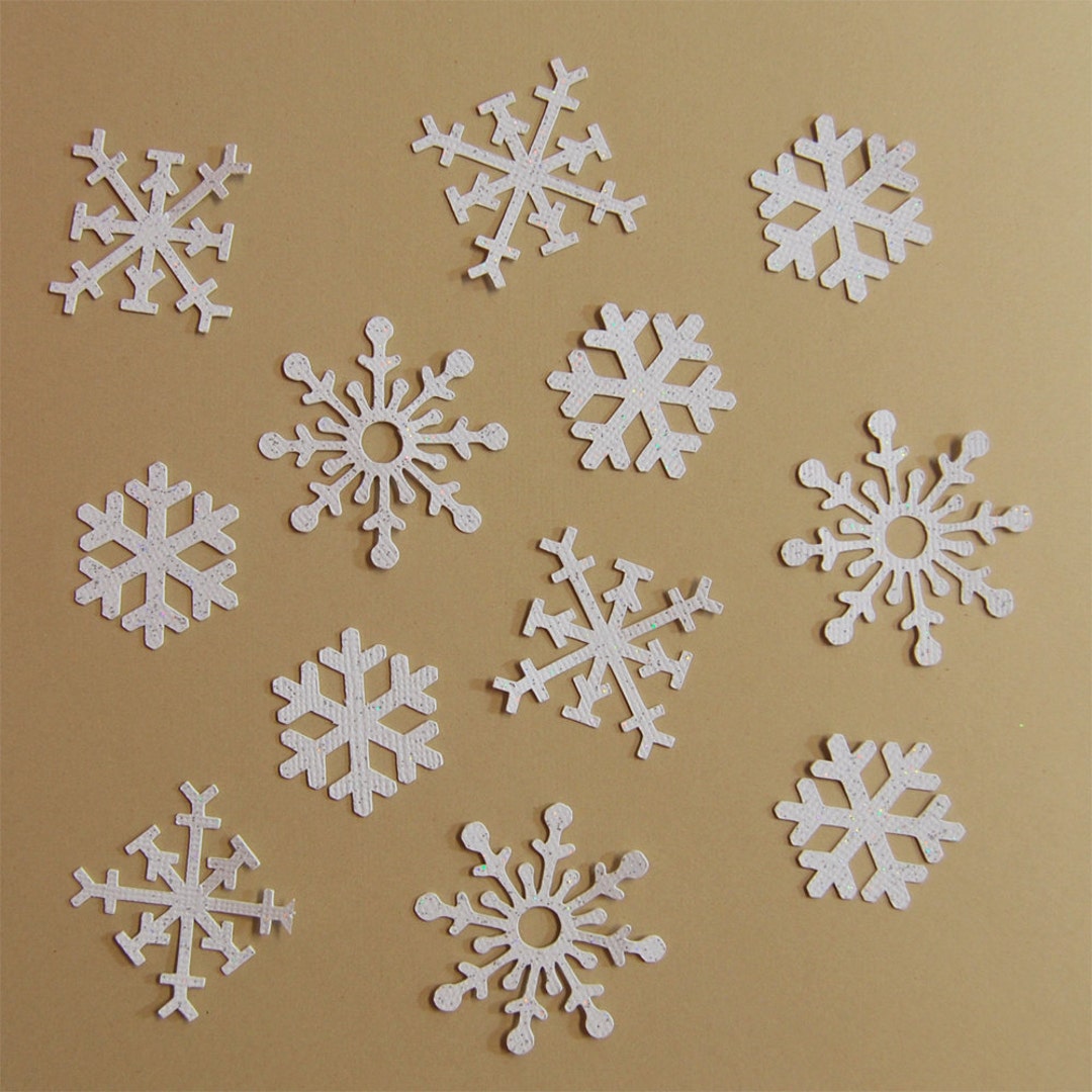 Snowflake Confetti Snowflake Table Decoration Winter - Etsy