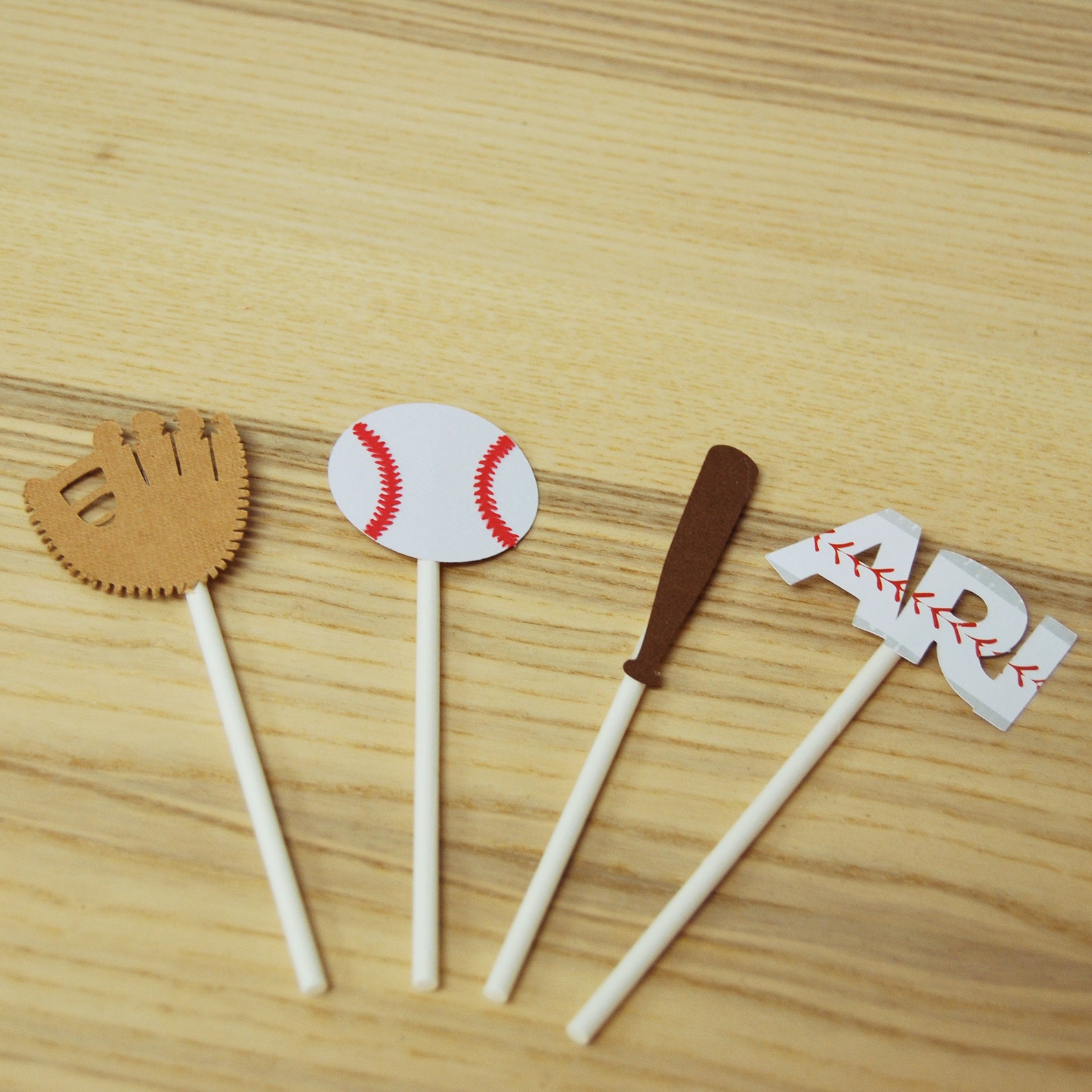 Baseball Cupcake Toppers, Baseball Birthday Decoration, Baseball Party ...