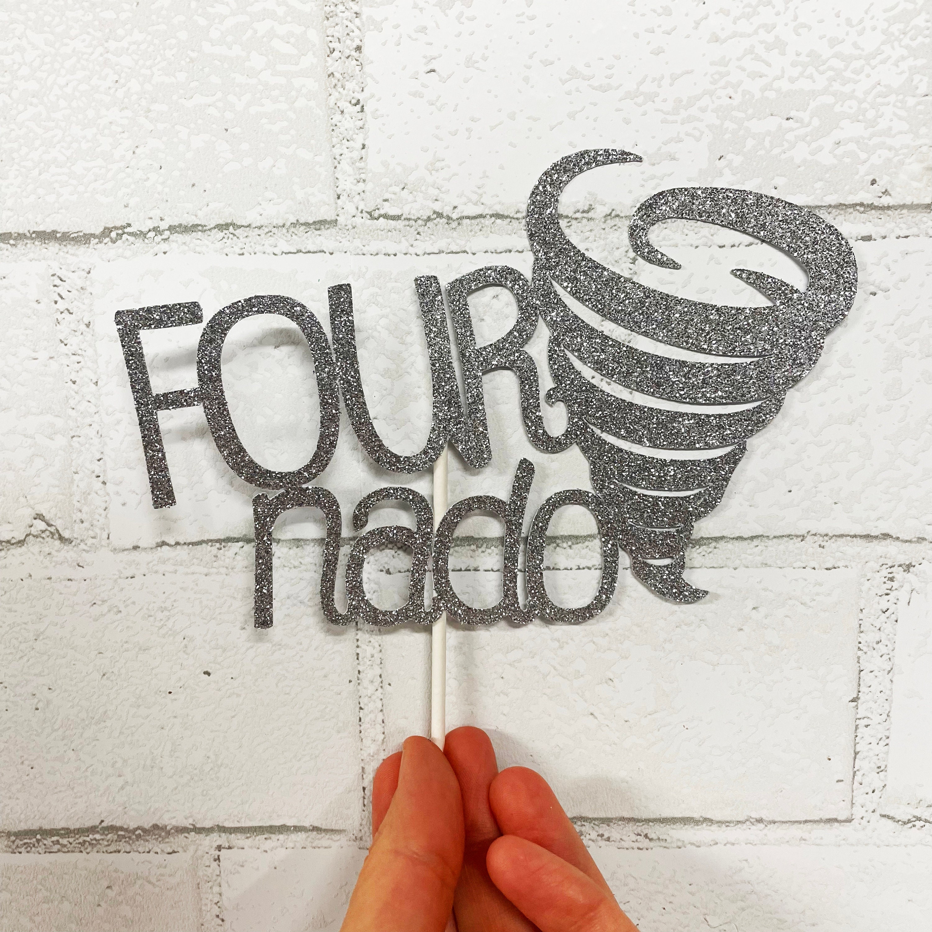 Fournado Cake Topper Fourth Birthday Cake Topper Fournado | Etsy