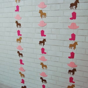 Cowgirl Garland, Rodeo Garland, Cowgirl Birthday Decor, Cowgirl Party ...