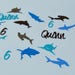 Shark Confetti, Shark Party Confetti, Shark Birthday Decor, Pool Party ...