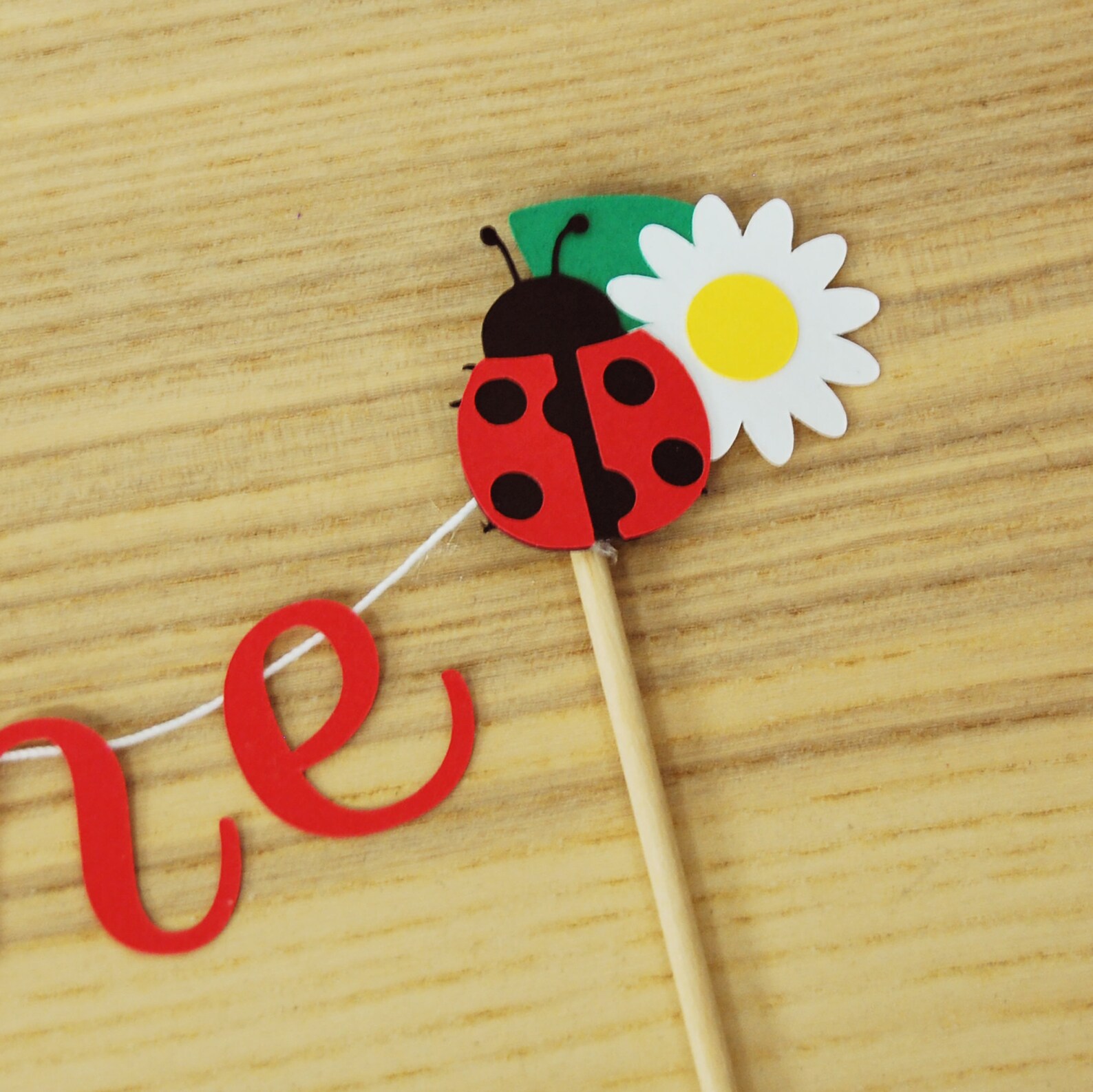 Ladybug Cake Topper, Ladybug Birthday, Ladybug Table Decor, Ladybug ...