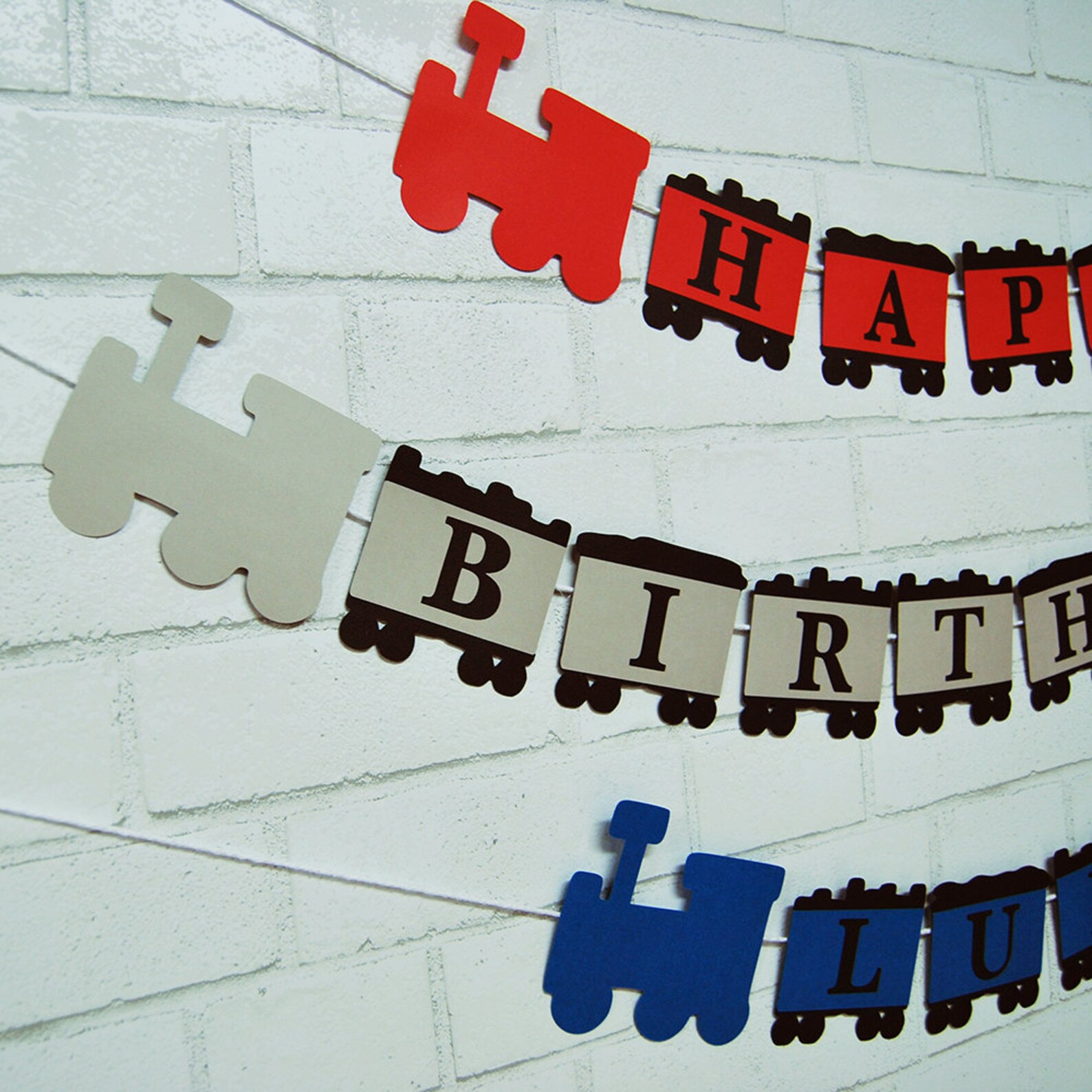 Train Birthday Banner Train Banner Train Party Decor Train - Etsy